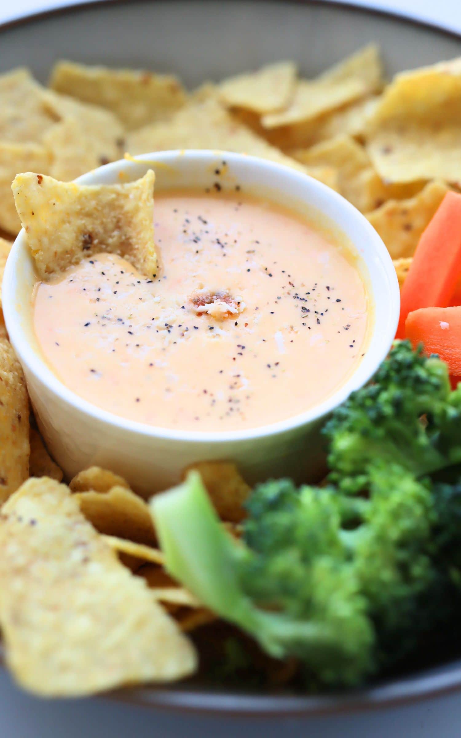 Fall Gouda Cheese Dip with Butternut Squash - Healthy Homemade Snacks