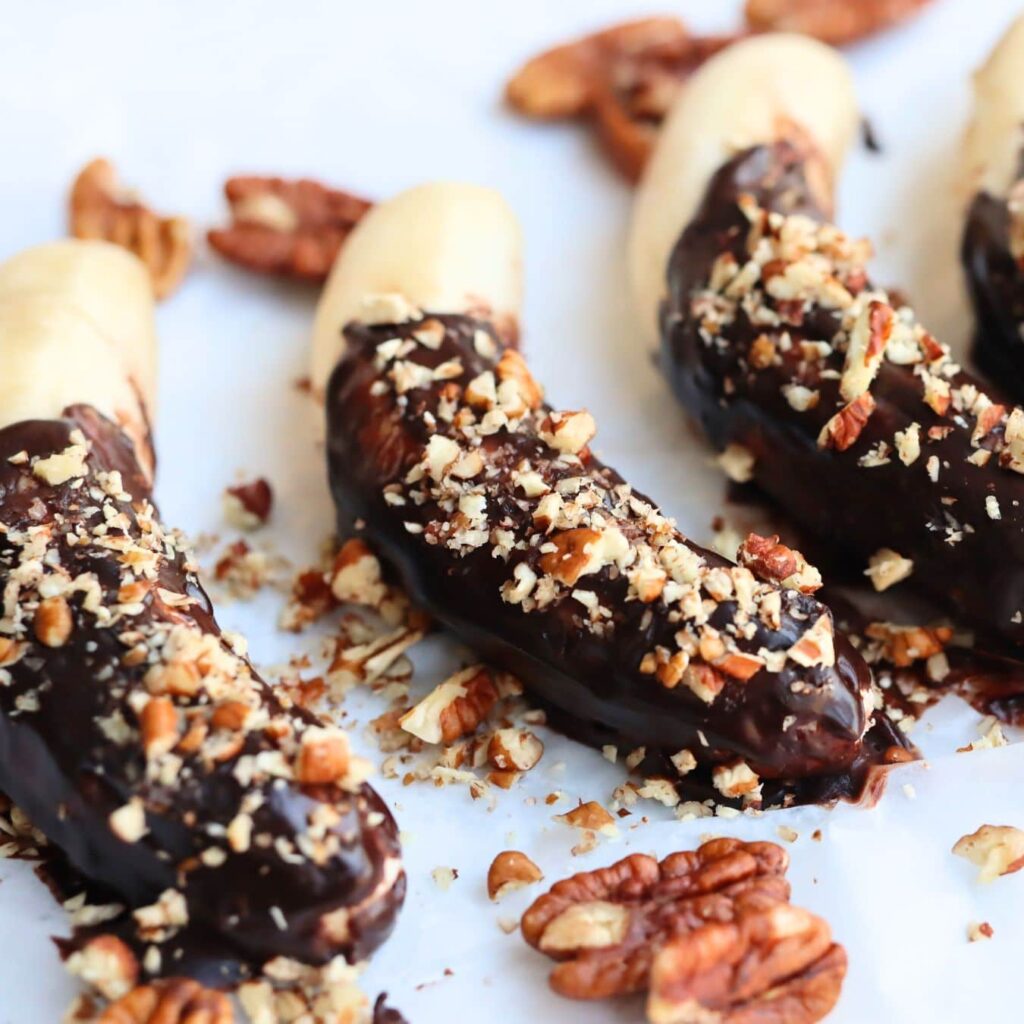 Sugar-Free "Monkey Tails" Recipe (Frozen Chocolate Dipped Bananas ...