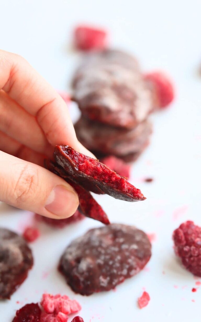 Chocolate Covered Raspberry Bites (with Chia Seeds) - Healthy Homemade ...